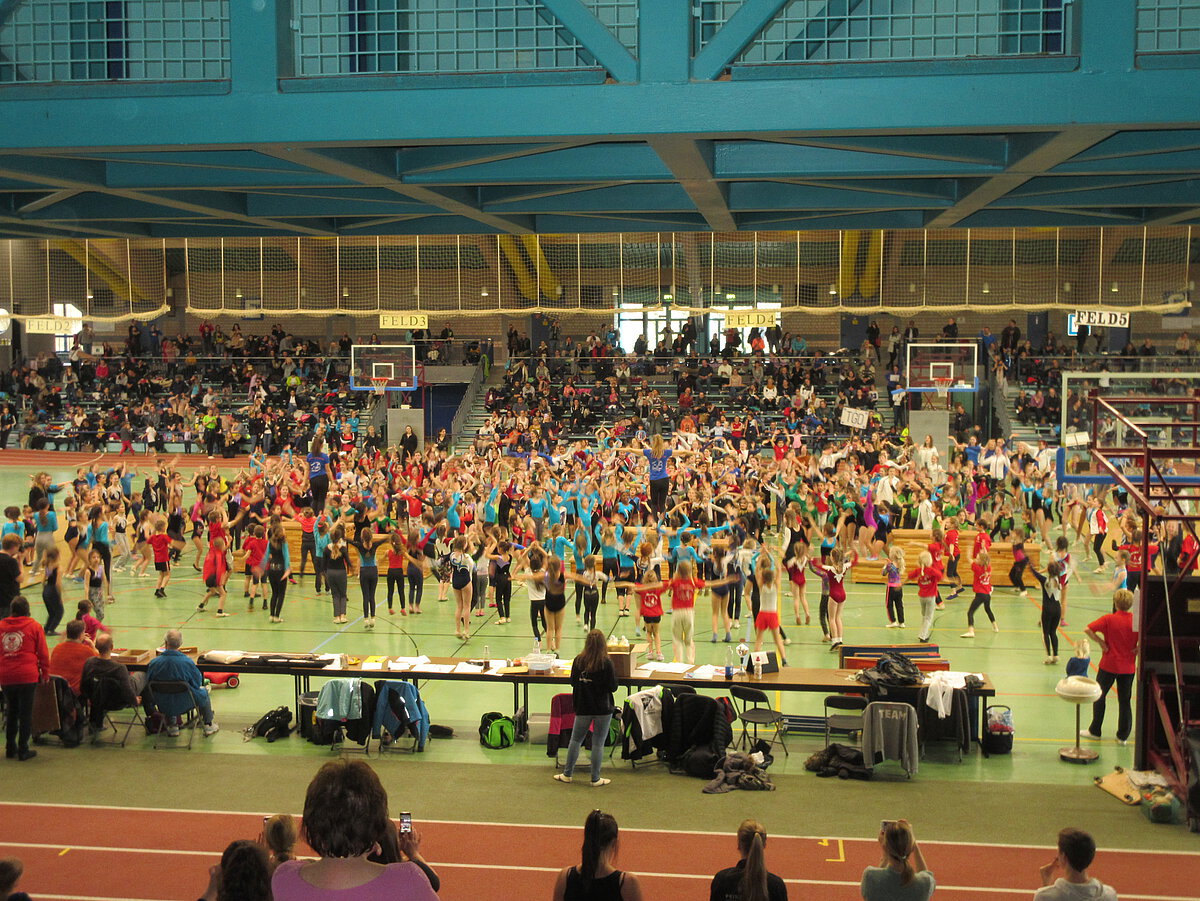 Endlich wieder Hallenkinderturnfest Turngau Offenbach-Hanau